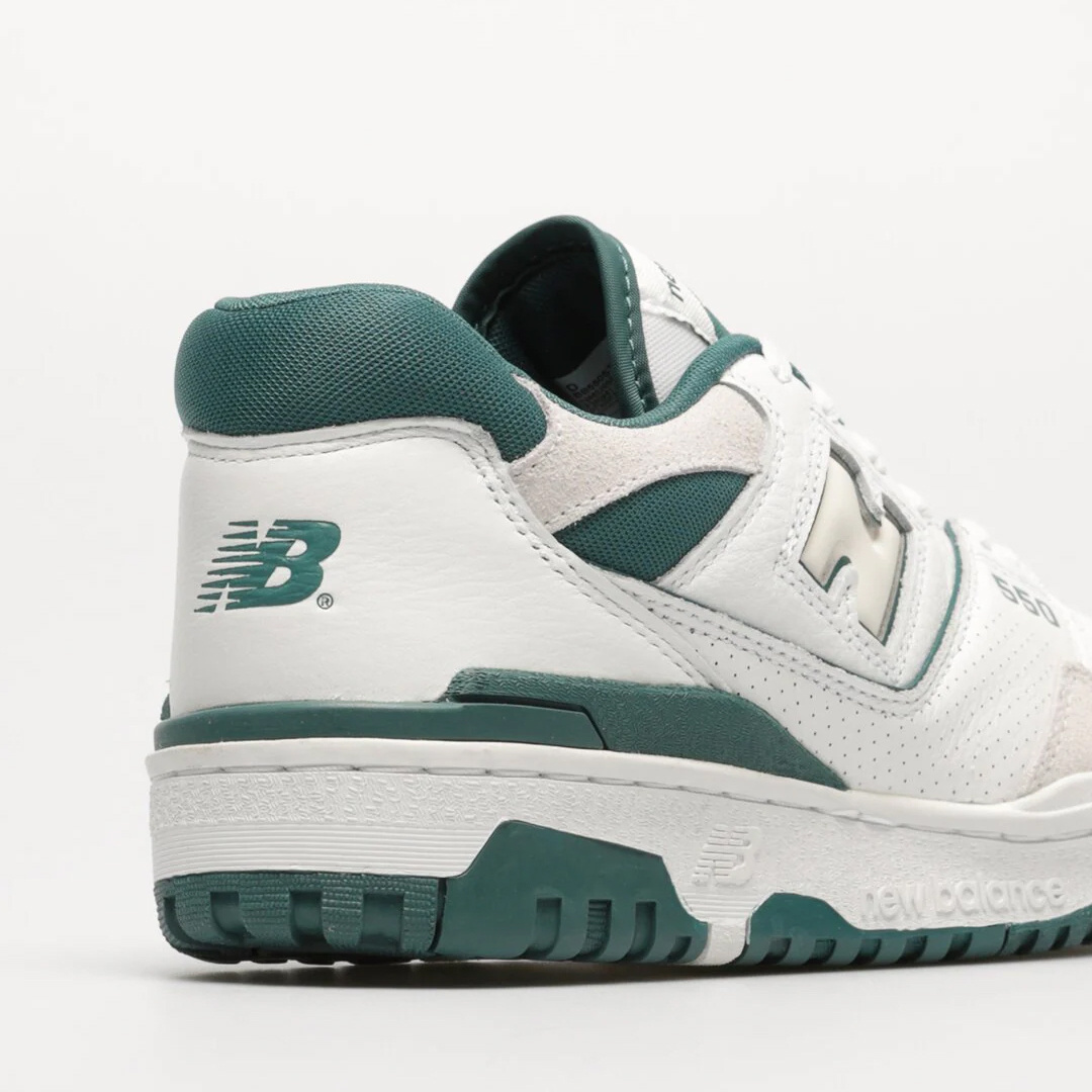 Buty New Balance 550 - Biało-zielone > Storamore